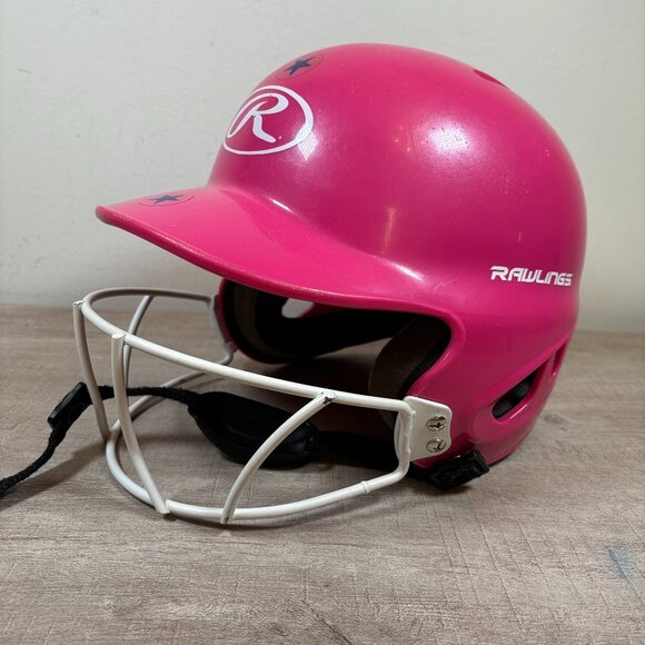 Rawlings | Other | Rawlings Girls Softball Batting Helmet With Face ...